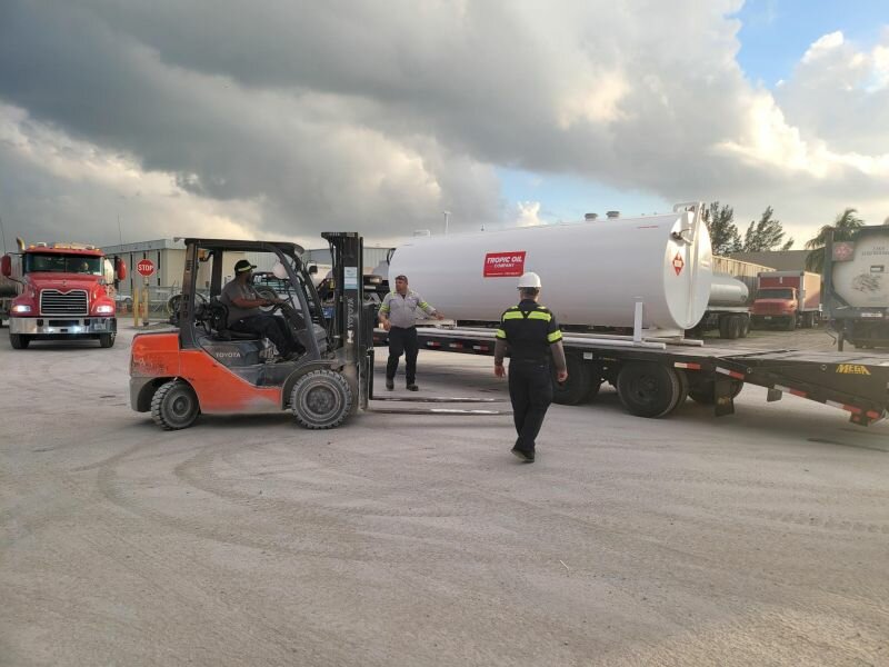 Construction Fuel Services in Florida - Tropic Oil